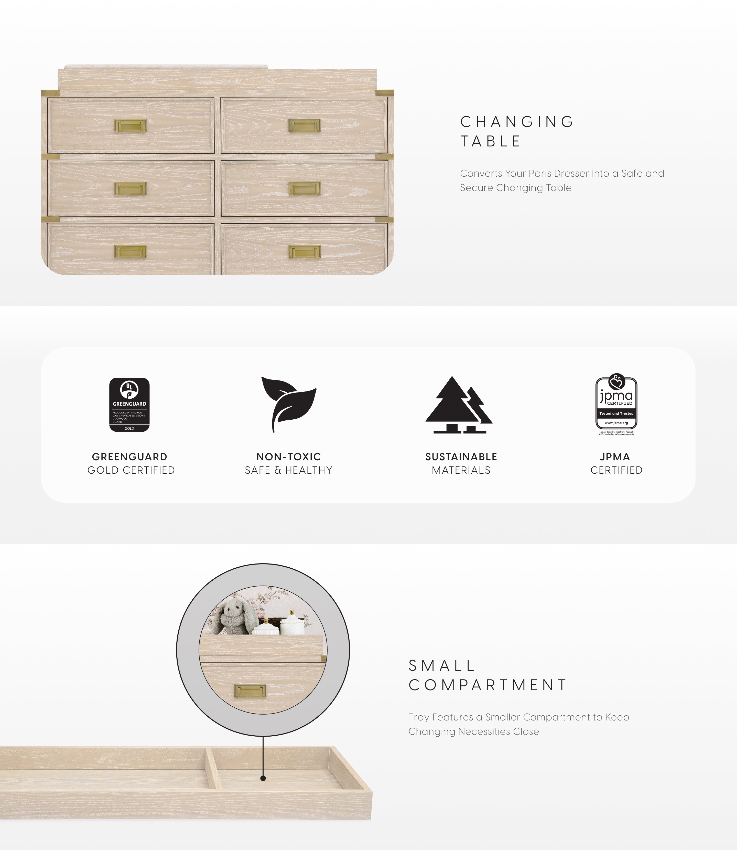 Paris Changing Tray | Products | Bellini