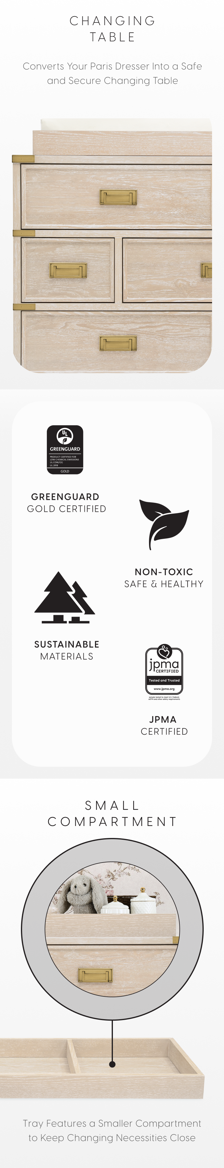 Paris Changing Tray | Products | Bellini